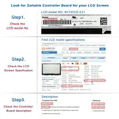 B101EAN01.8 LP097QX1 N116HSE B140HAN01.2 B156HAN01.1 Tft Display Driver Board Type c HDMI EDP 30 ...